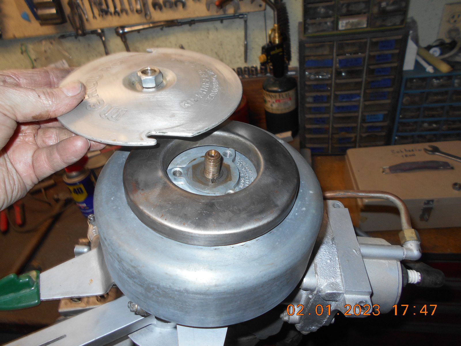 Topic: 1941 Mercury KB-1A Rope Pulley – Antique Outboard Motor Club,Inc