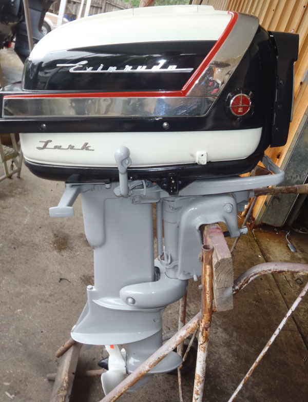 Topic: 1956 Evinrude Lark, paint? – Antique Outboard Motor Club,Inc
