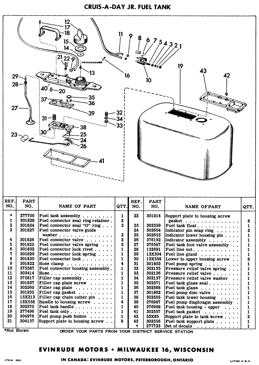 Topic: OMC Dual Line Fuel Tank Pick-up tube – Antique Outboard Motor ...