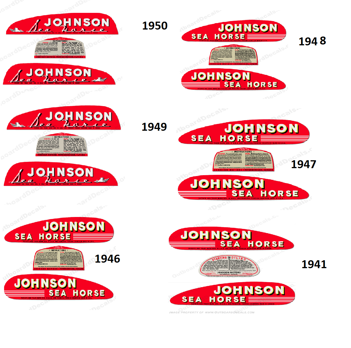 Johnson HD-25 paint scheme | Antique Outboard Motor Club,Inc